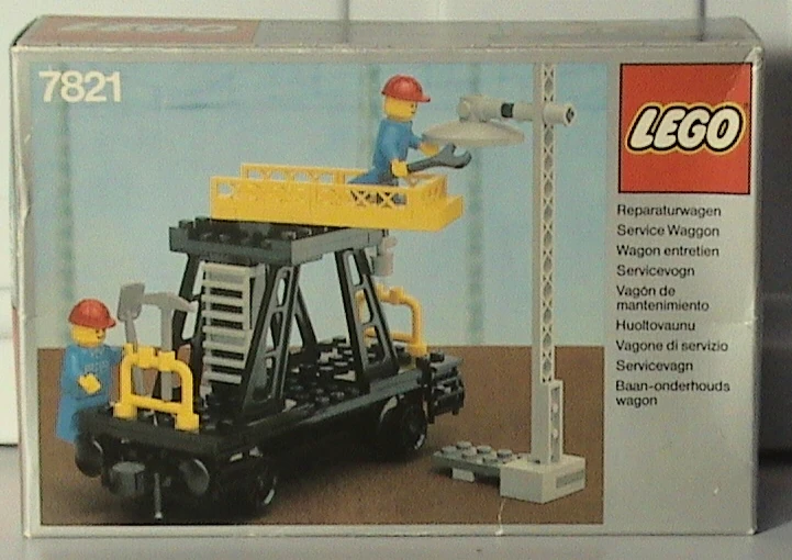 7821 Track & Lighting Maintenance Wagon | Brickipedia | Fandom