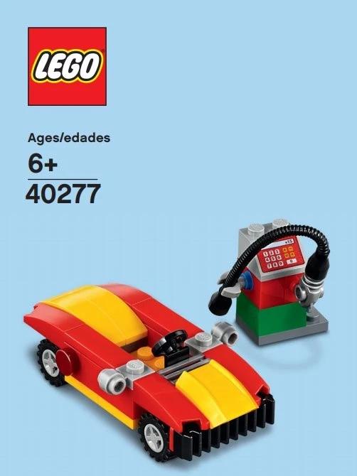 40277 Car and petrol pump | Brickipedia | Fandom