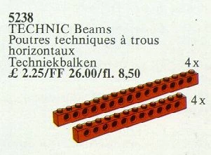 5238 8 TECHNIC Beams Red | Brickipedia | Fandom