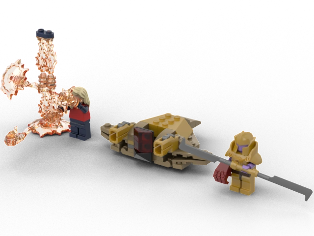 Custom:Captain Marvel VS. Sanctuary II Microfighter | Brickipedia | Fandom