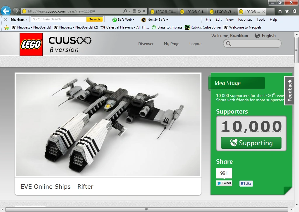 User blog:Sir REX/A new LEGO Cuusoo project approved! | Brickipedia ...