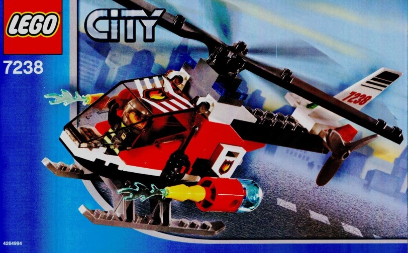 7238 Fire Helicopter | Brickipedia | Fandom