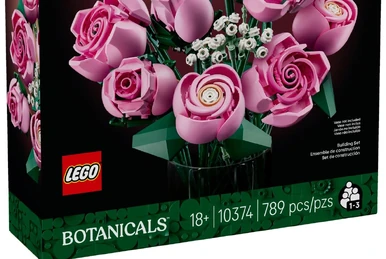 Pretty Pink Flower Bouquet Lego