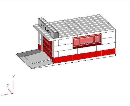 1236 Garage Med Automatisk Port | Brickipedia | Fandom