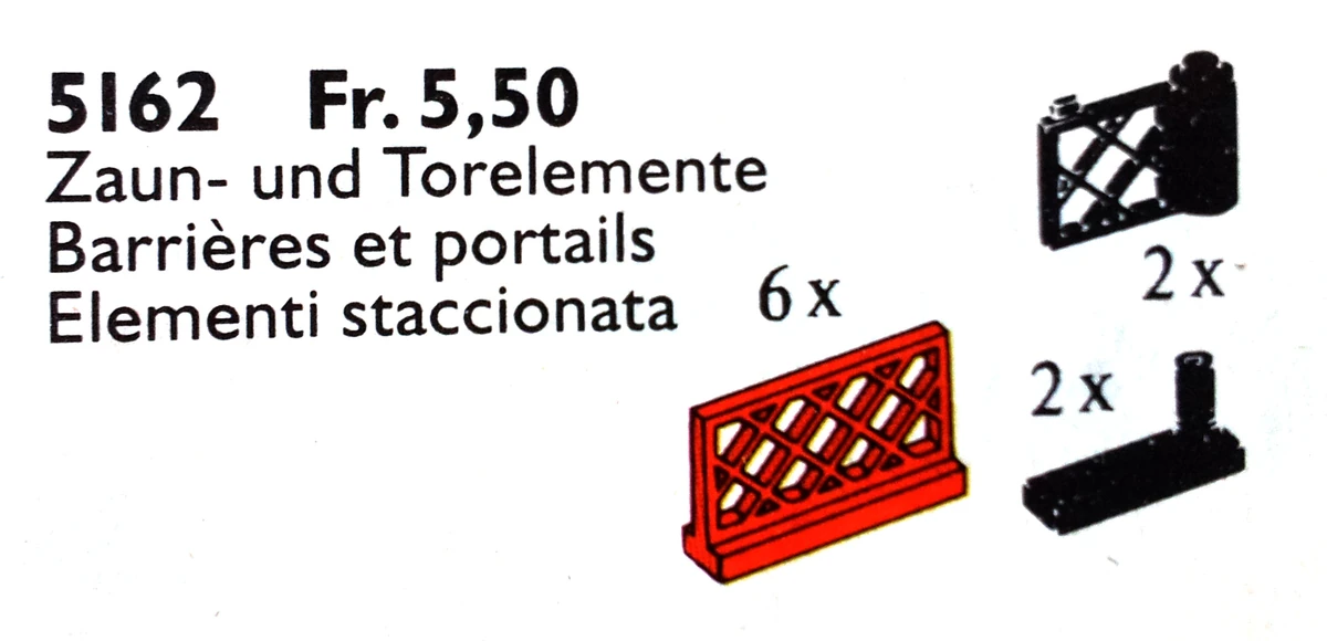 5162 Fences and Gates | Brickipedia | Fandom