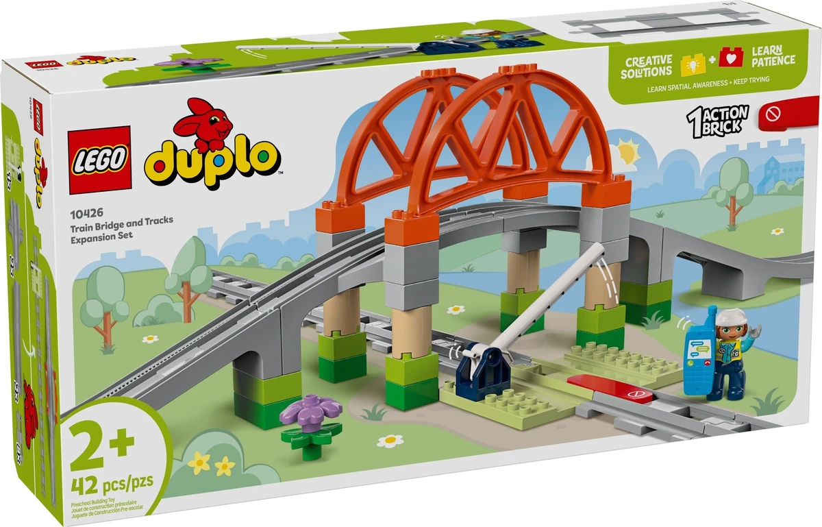 10426 Train Bridge and Tracks Expansion Set | Brickipedia | Fandom