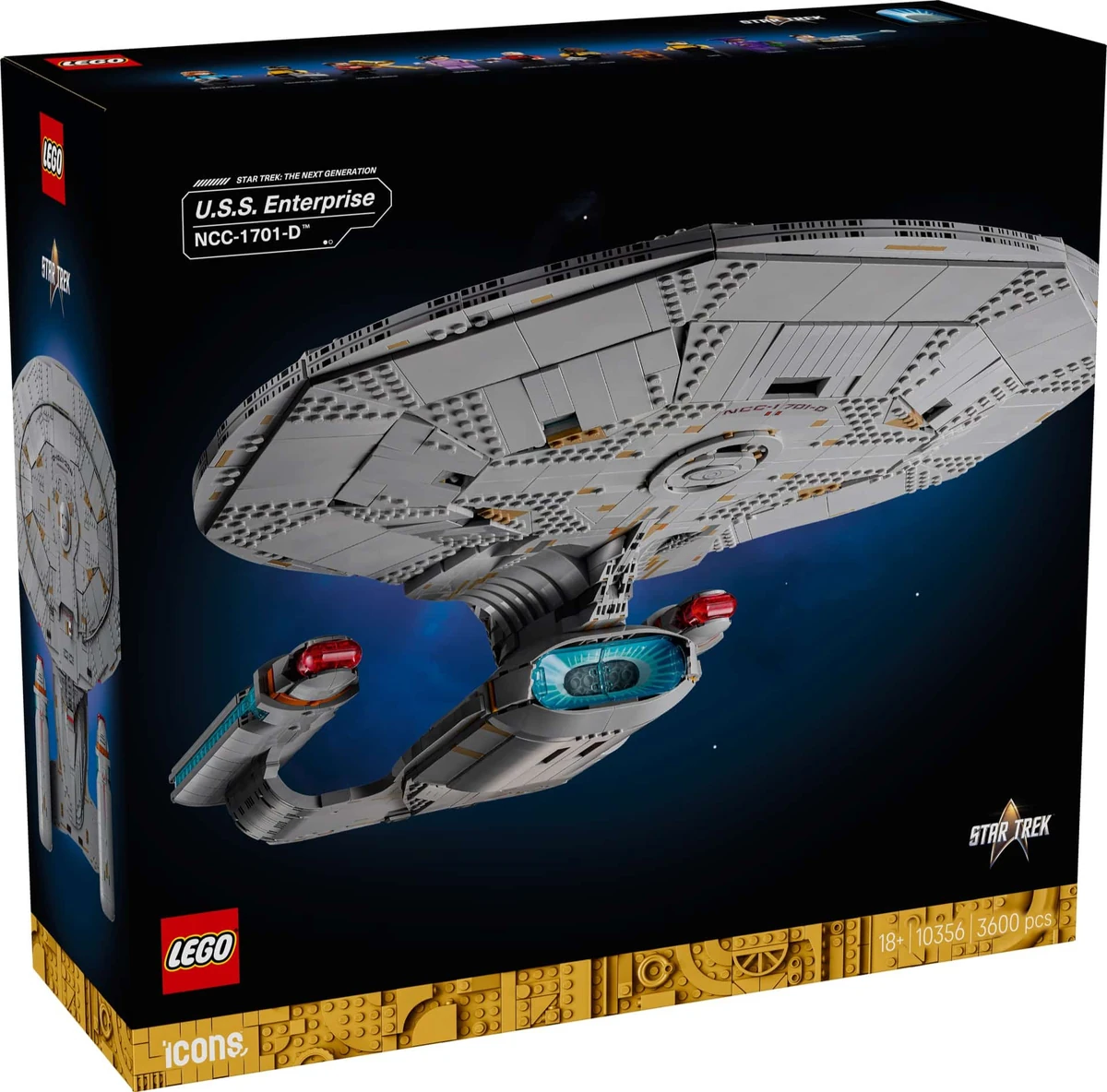 10356 Star Trek: U.S.S. Enterprise NCC-1701-D | Lego Wiki | Fandom