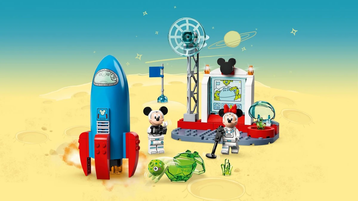 10774 La fusée spatiale de Mickey Mouse et Minnie Mouse | Wiki LEGO ...