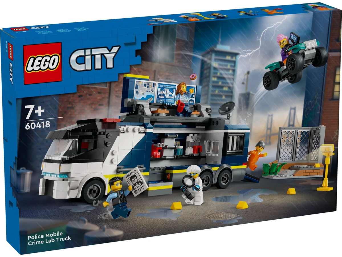 60418 Police Mobile Crime Lab Truck | Lego City No Limits Wiki | Fandom