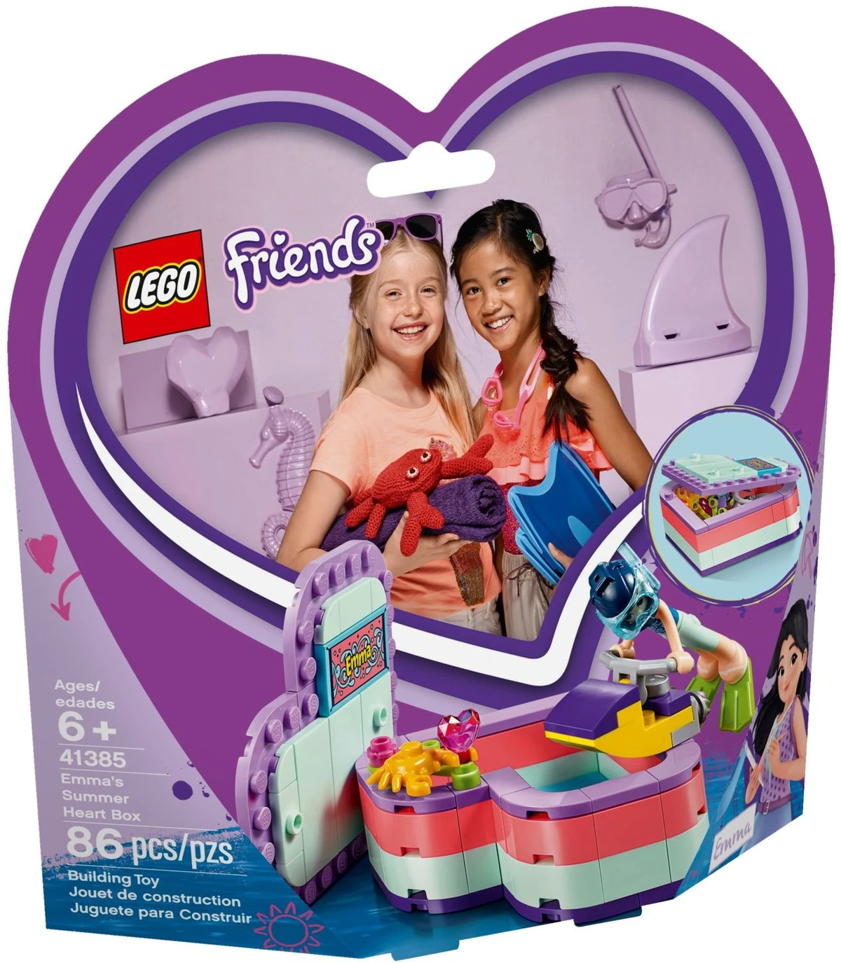 Emma's Summer Heart Box (41385) | LEGO Friends Wiki | Fandom