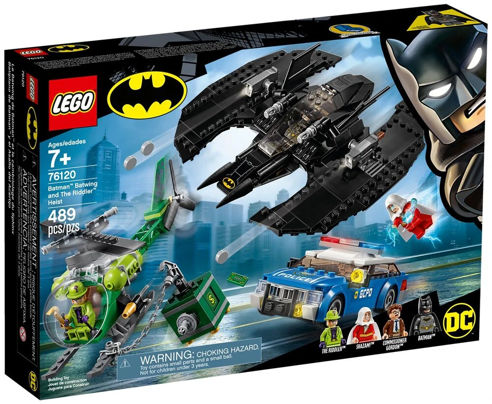Batman Batwing and the Riddler Heist | Lego Marvel and DC Superheroes ...