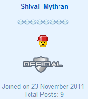 Shival_Mythran/Archive | LEGO Message Boards Wiki | Fandom