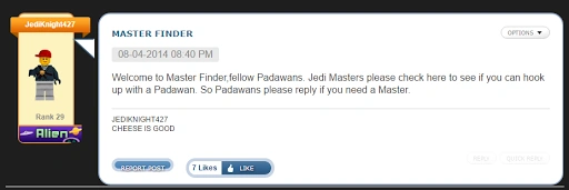 MASTER FINDER | LEGO Message Boards Wiki | Fandom