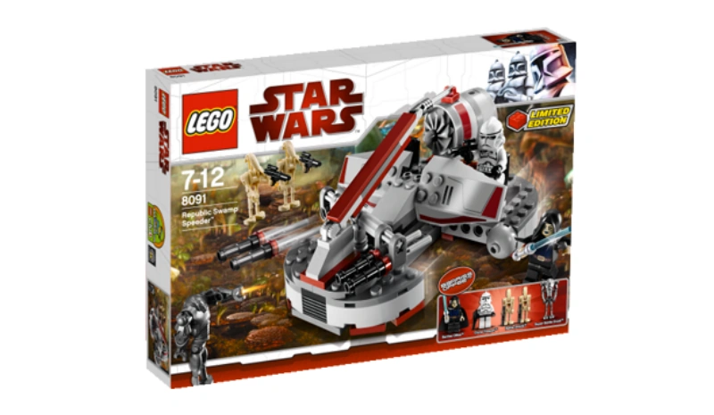 8091 Republic Swamp Speeder | Lego Star Wars Wiki | Fandom
