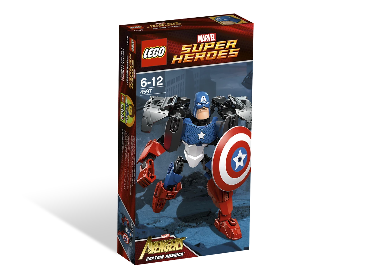 4597 Captain America | Lego Super Heroes Wiki | Fandom