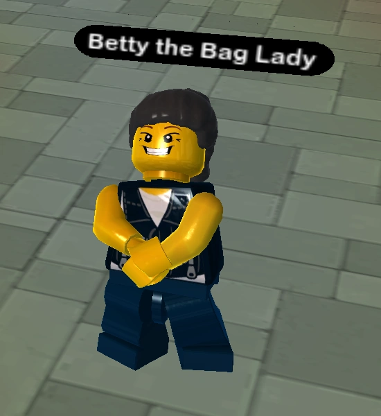 Betty the Bag Lady | LEGO Universe Wiki | Fandom