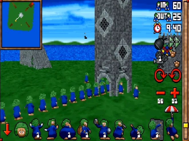 Splitter Block | Lemmings Wiki | Fandom