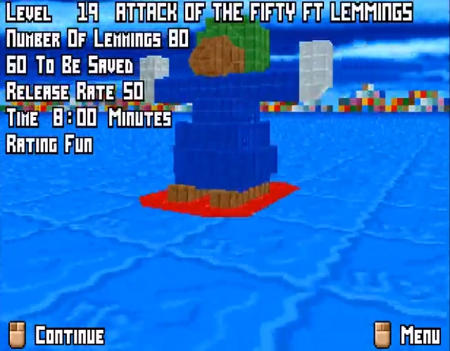 Attack of the fifty ft Lemmings | Lemmings Wiki | Fandom