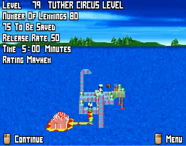 Tuther Circus Level | Lemmings Wiki | Fandom