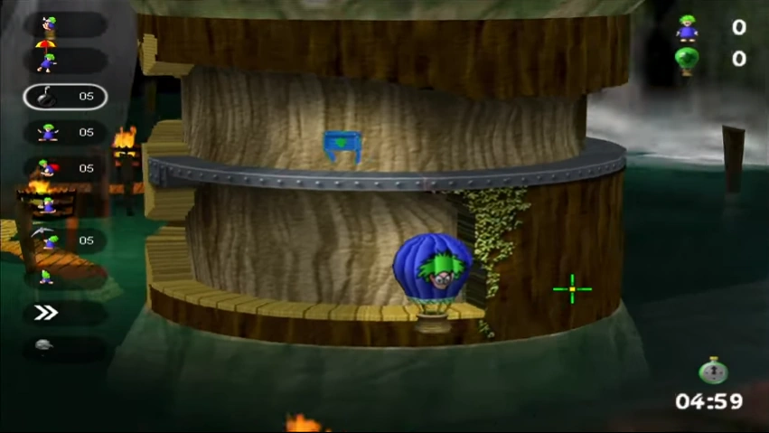 There's only one way down! | Lemmings Wiki | Fandom