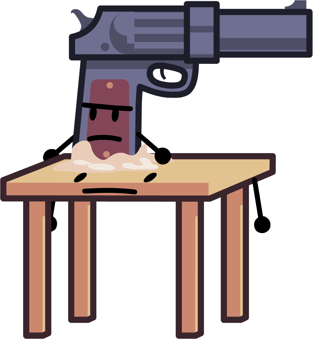A Gun on a Table | Leo Friends Wiki | Fandom