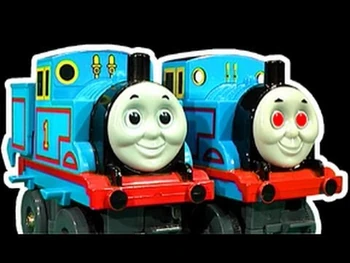 Thomas Tank Dark Side Knock Off Toys Ep3 TOMY Big Loader Clone ...