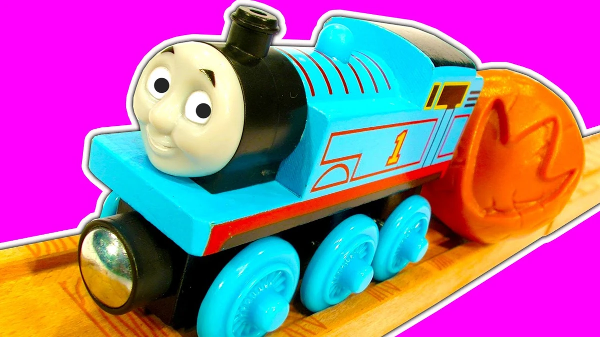 Thomas The Tank Fossil Run Wooden Railway Scrap Monster Train Wreck ...
