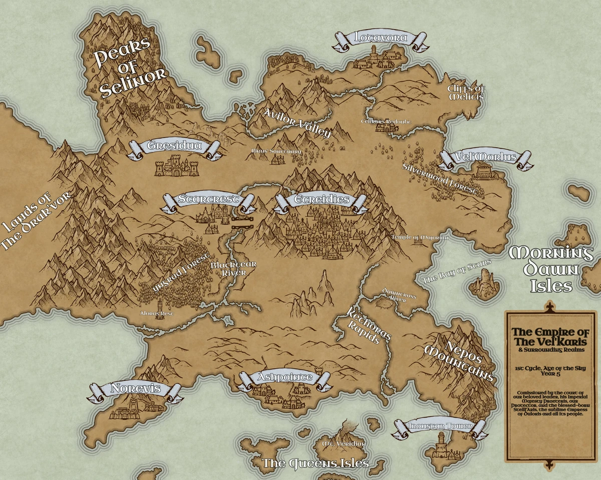 Map of the Vel'Kari Empire | Leomothduloris Wiki | Fandom