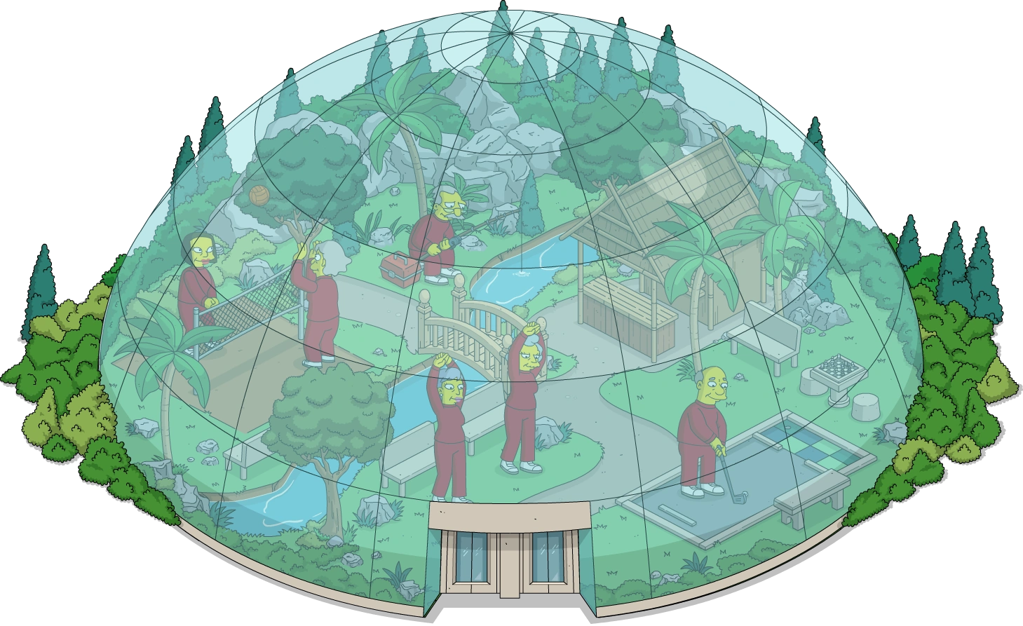 Dôme de Geriatric Park | Wiki Les Simpson : Springfield | Fandom