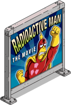 Panneau Radioactive Man | Wiki Les Simpson : Springfield | Fandom