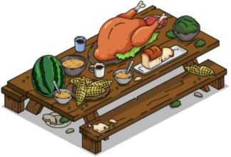 Table de banquet | Wiki Les Simpson : Springfield | Fandom