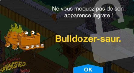 Bulldozer-saur. | Wiki Les Simpson : Springfield | Fandom