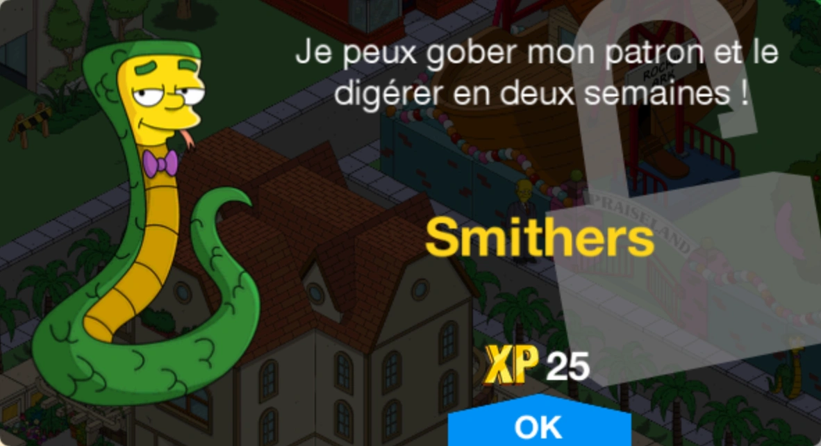 Smithers (serpent) | Wiki Les Simpson : Springfield | Fandom