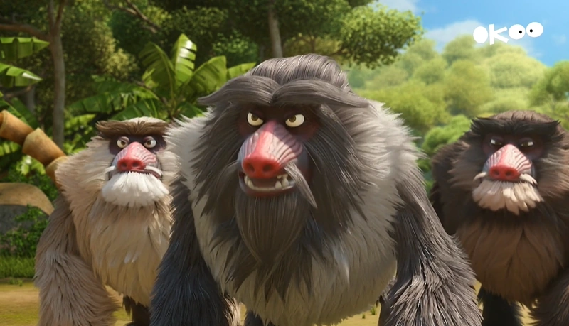 Les mandrills racketeurs | Les As de la jungle Wiki | Fandom