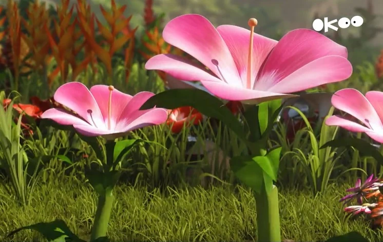 Fleur au pollen rose | Les As de la jungle Wiki | Fandom