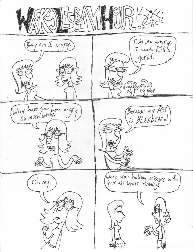 Wacky Lesbian Archive Comics | Wacky Lesbian Hour Wiki | Fandom