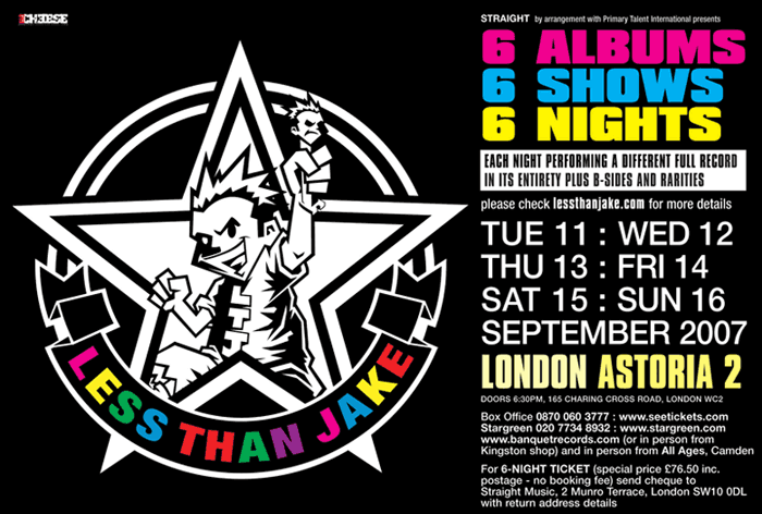 London Albums Tour | Less Than Jake Wiki | Fandom