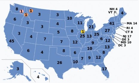 1980 Presidential Election Map