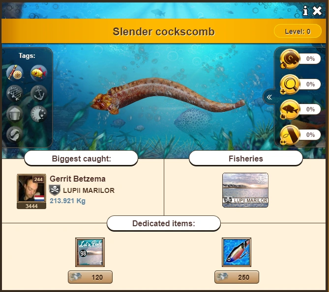 Slender Cockscomb | Let's Fish Wiki | Fandom