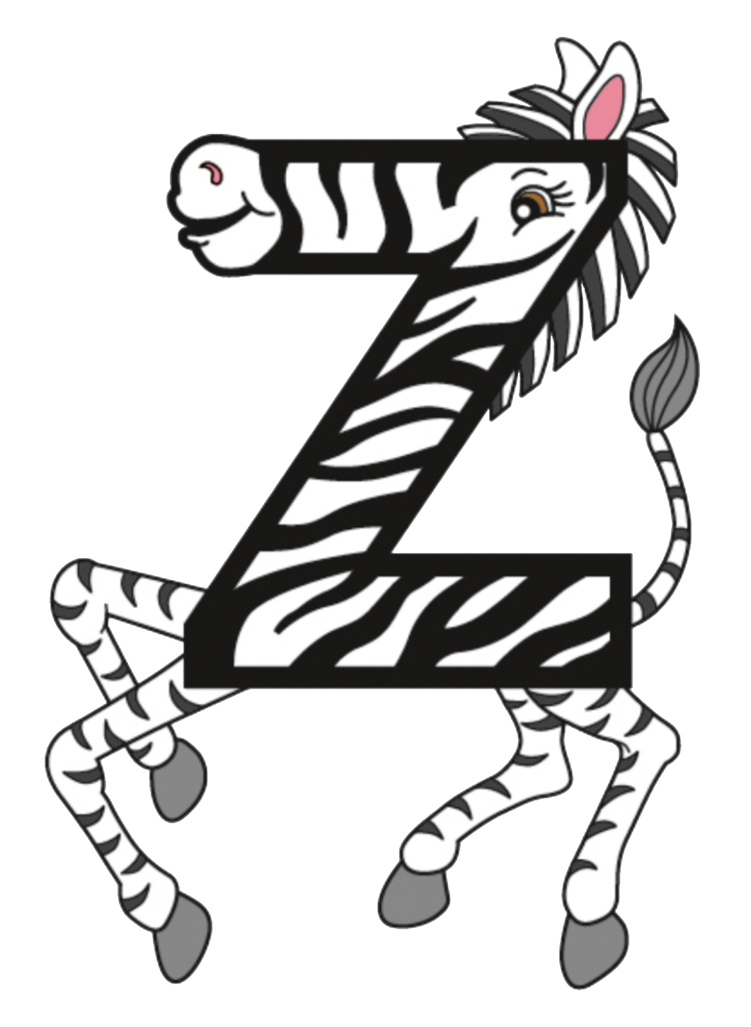 Zigzag Zebra Letterland Wiki Fandom