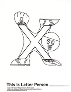 Alpha Letter People Coloring Pages | Letter People Wiki | Fandom