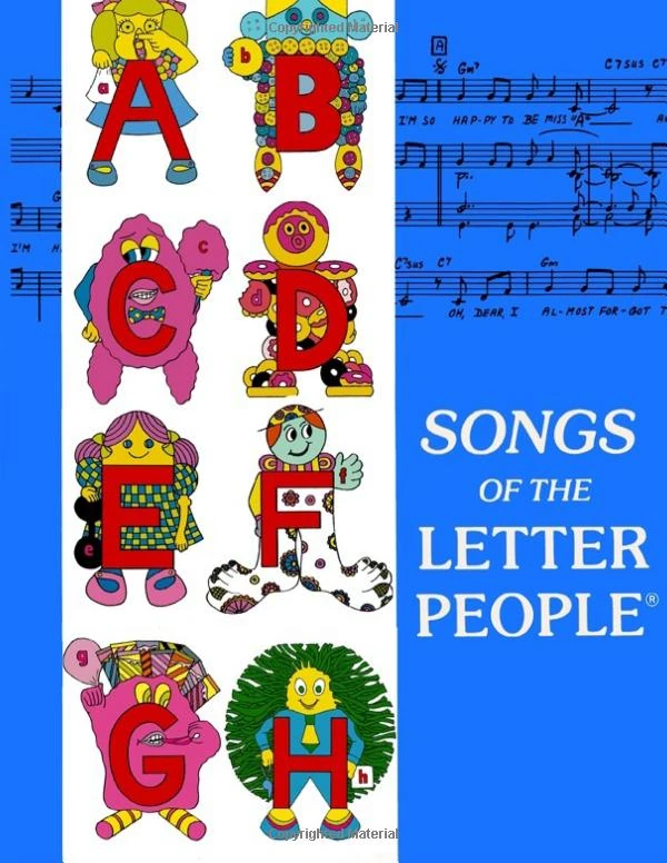 Songs Of The Letter People Songbook | Letter People Wiki | Fandom