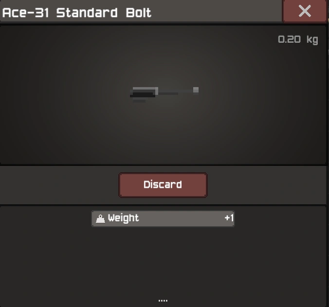 Ace-31 Standard Bolt | Last Group out Wiki | Fandom