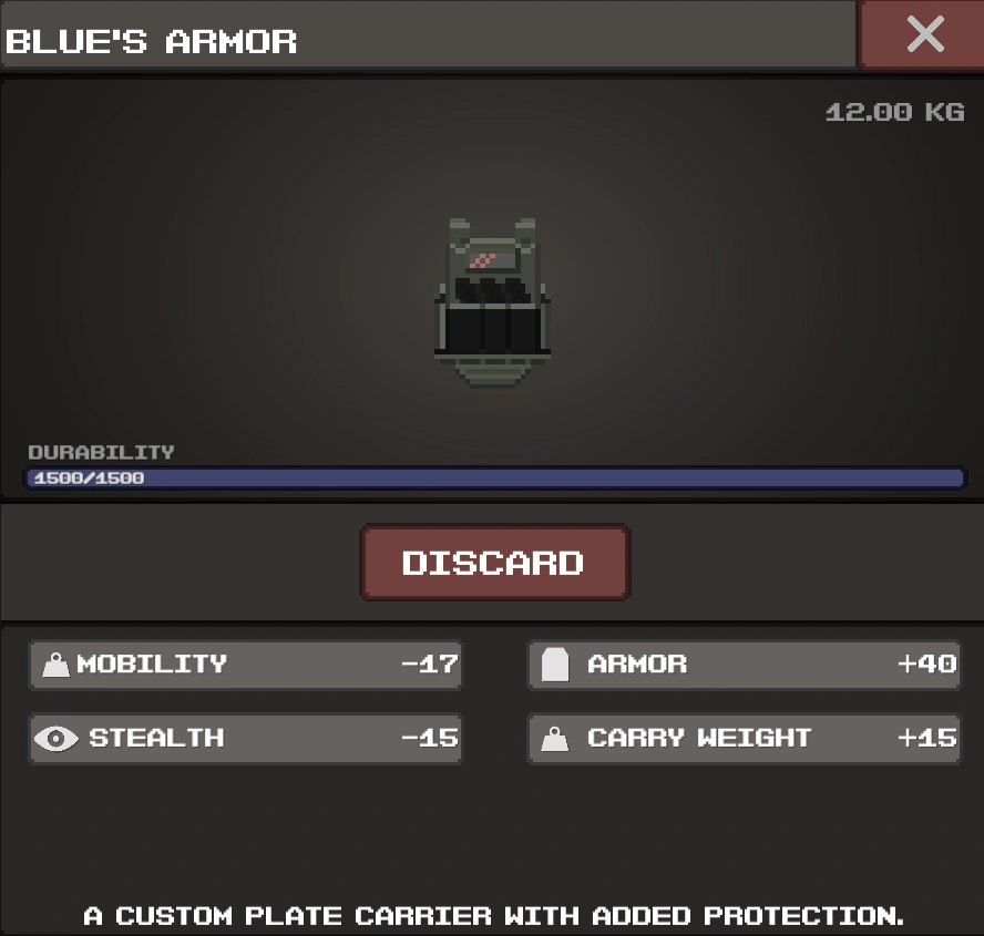 Blue's armor | Last Group out Wiki | Fandom