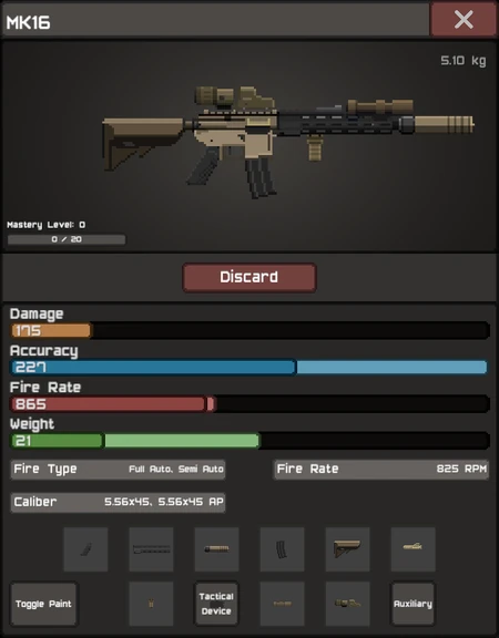 Guns | Last Group out Wiki | Fandom