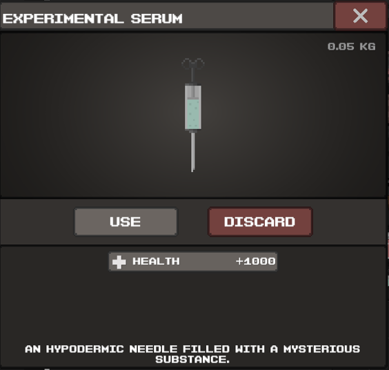 Experimental serum | Last Group out Wiki | Fandom