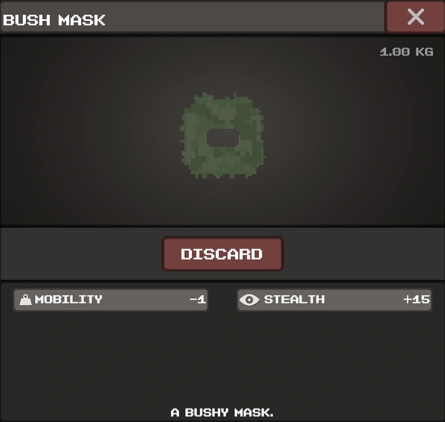 Bush mask | Last Group out Wiki | Fandom