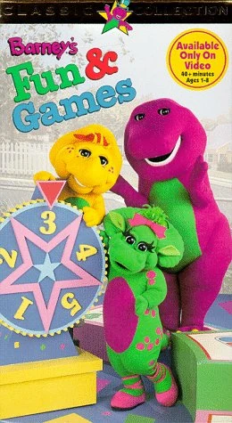 Barney's Fun & Games (VHS) | Liam Tallent's Retro Media Library Wiki ...