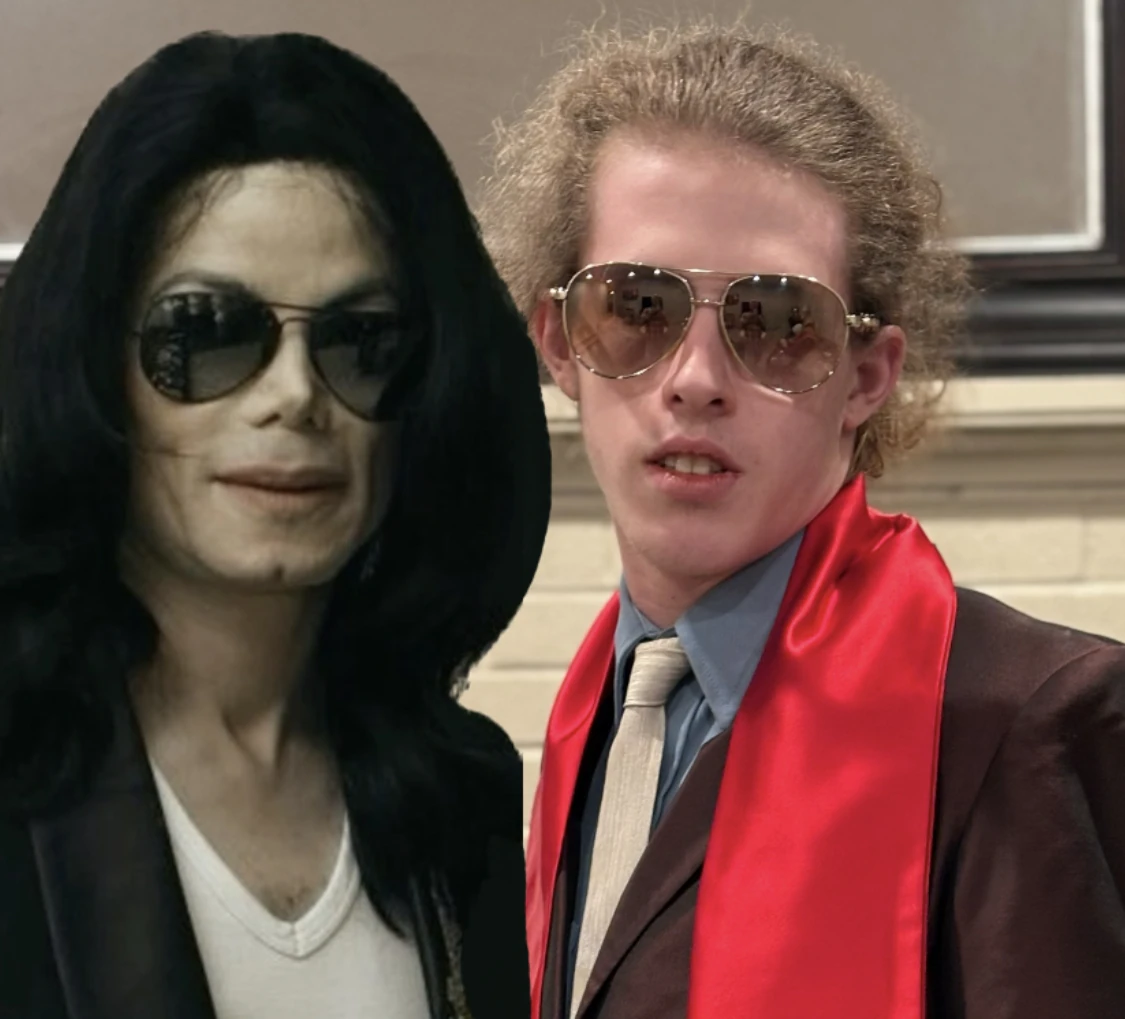 Liam Keel picture with Michael Jackson on February 22nd, 2024 (edit ...