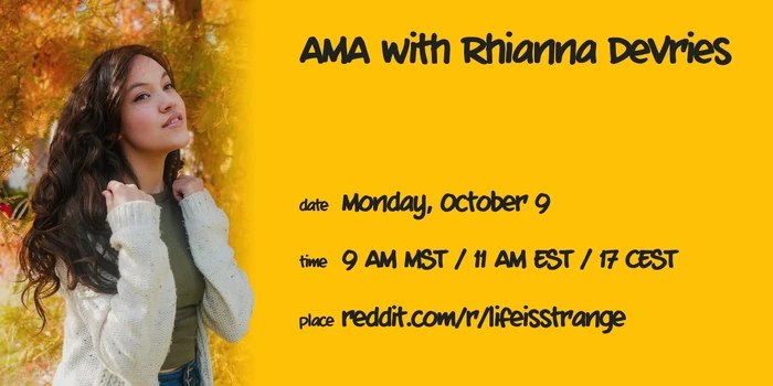 Reddit AMA (Rhianna DeVries) | Life is Strange Wiki | Fandom
